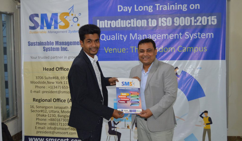 Daylong Training on ISO 9001:2015 QMS held in Dhaka